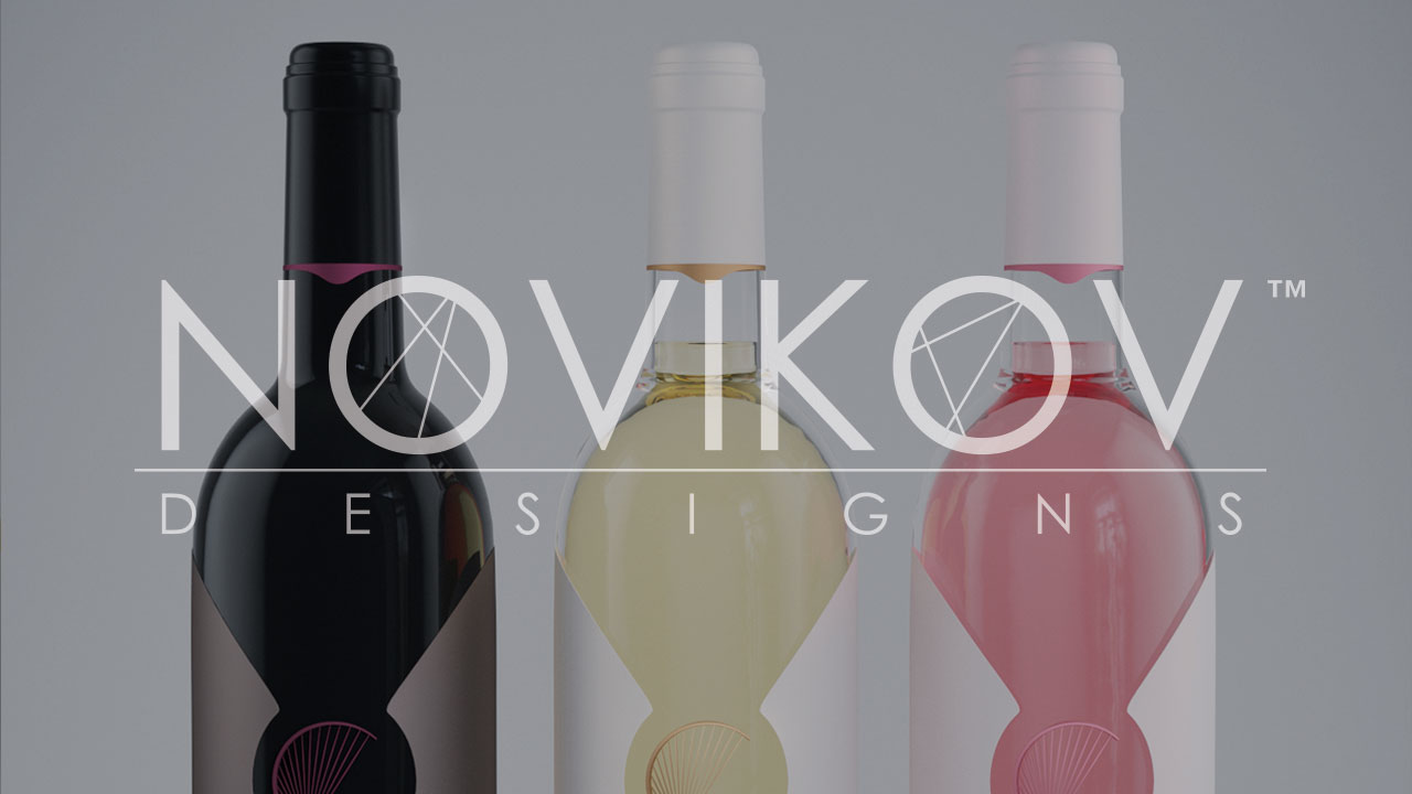 Novikov Designs - Standard Range Wines Bottles Design